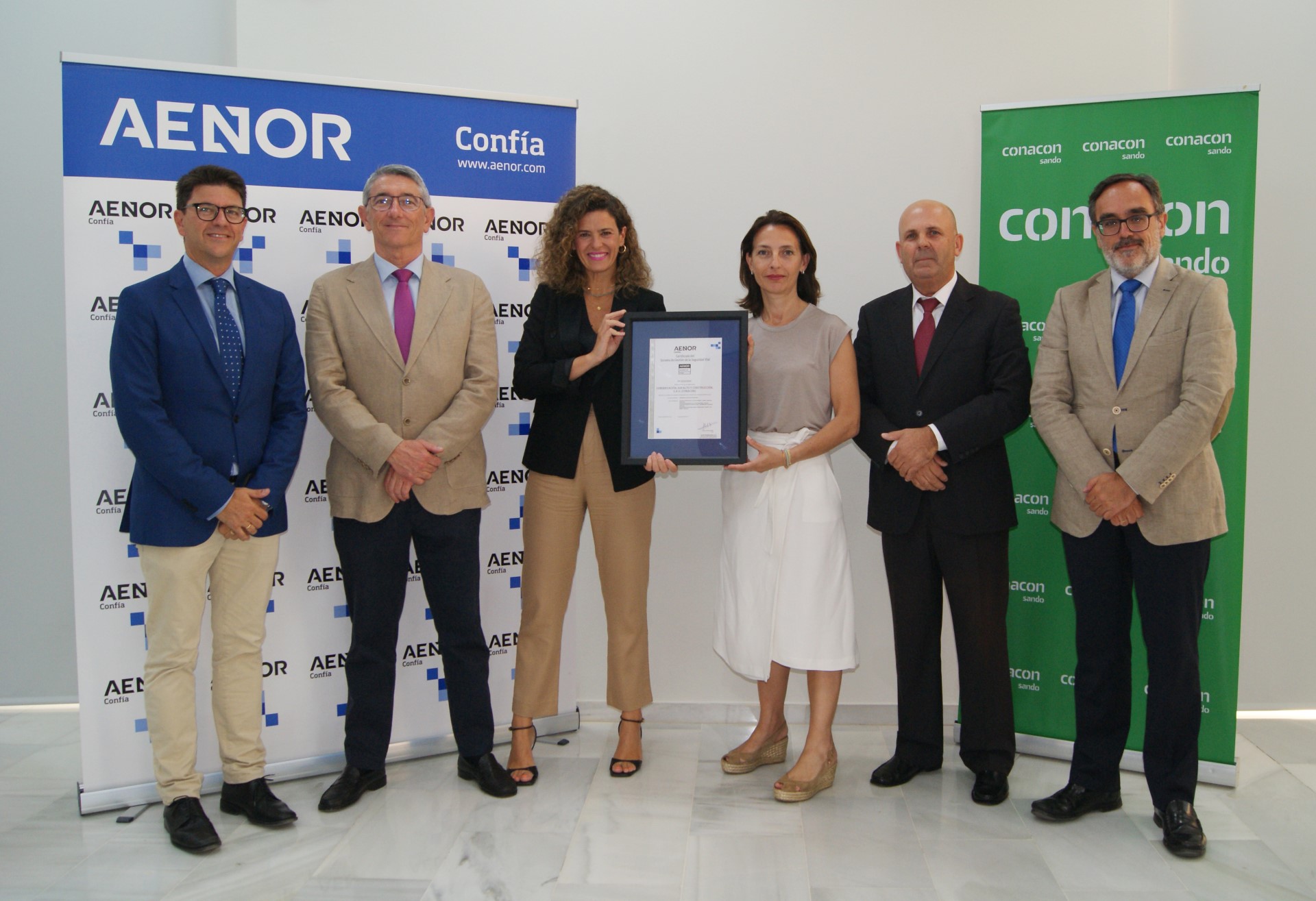 AENOR certifica a Conacon Sando como la primera empresa en Andalucía ...